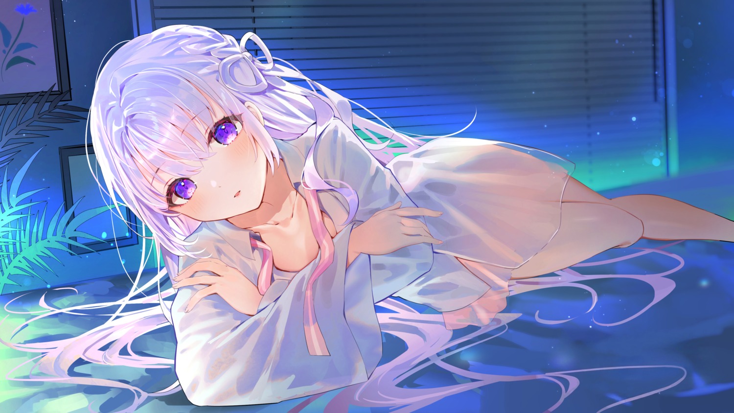 azna mare ch. nightmare (mare ch.) detexted dress shirt open shirt see through | #1215872 | yande.re